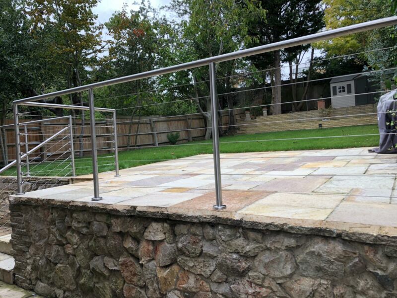 Steel Wire Rope Balustrades | Wire Deck Railing - Square 1 Balustrades